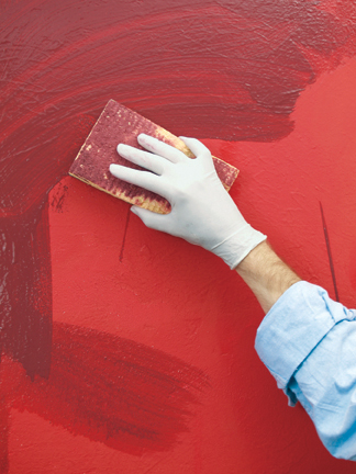 rustic plaster walls