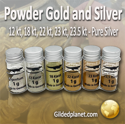 Genuine Gold Leaf Powder - Premium Quality for Art, Gilding & Restoration